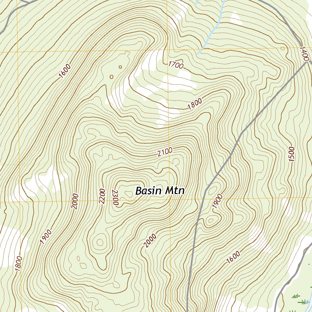 Basin Mountain, ME (2021, 24000-Scale) Map by United States Geological ...
