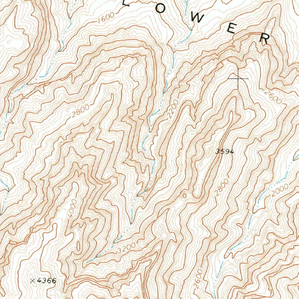 Bat Cave, AZ (1971, 24000-Scale) Map by United States Geological Survey ...