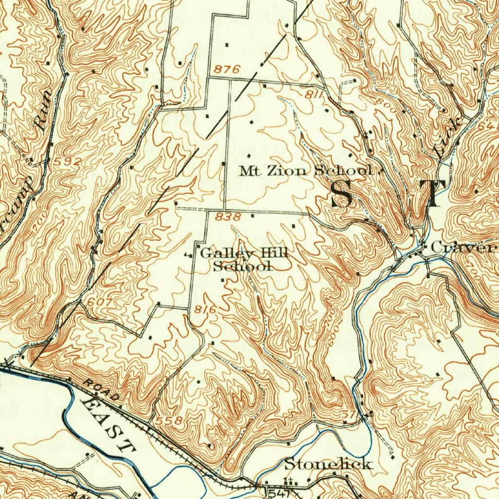 Batavia, OH (1916, 62500-Scale) Map by United States Geological Survey ...