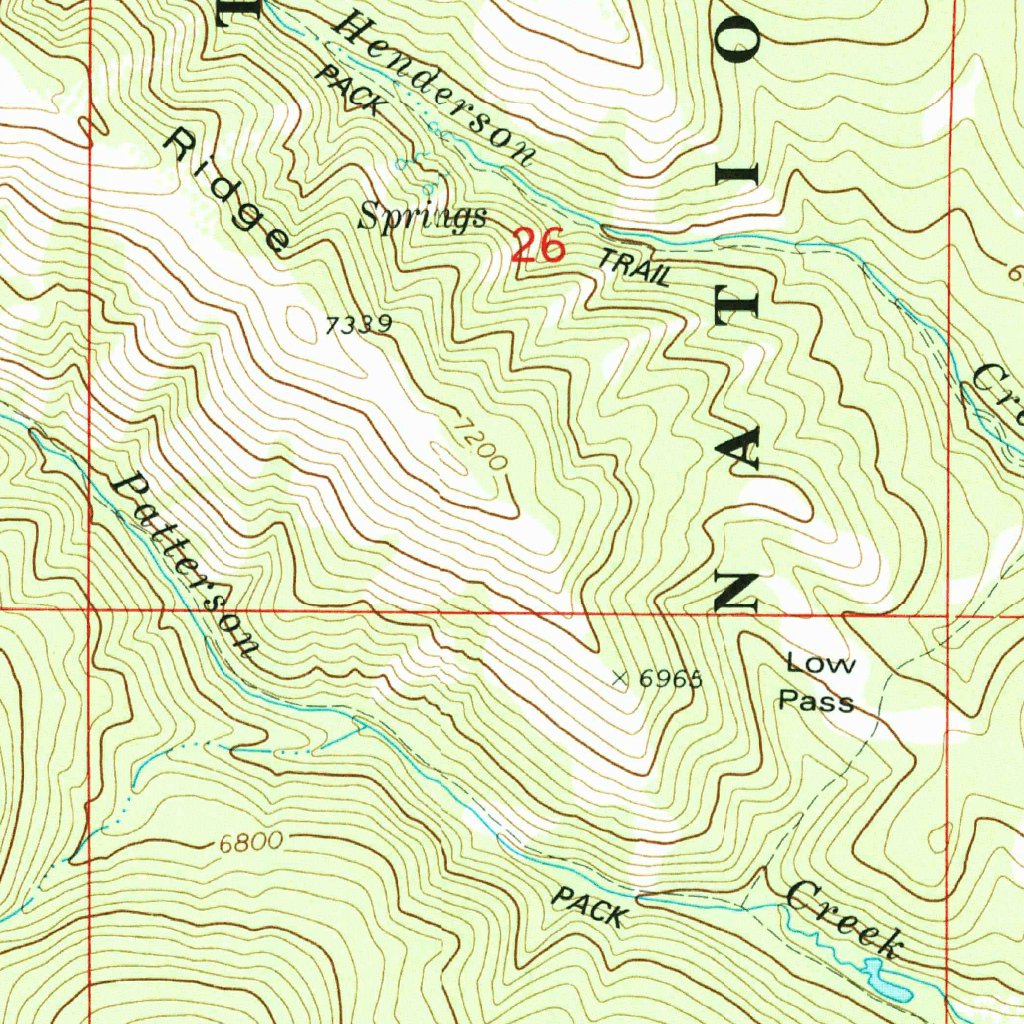Bates, ID (1979, 24000-Scale) Map by United States Geological Survey ...