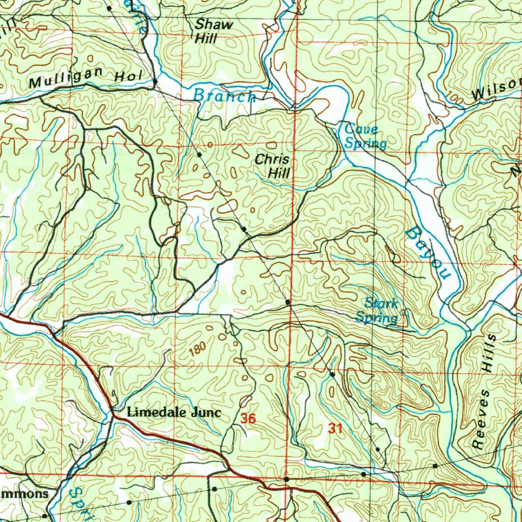 Batesville, AR (1986, 100000-Scale) Map by United States Geological ...
