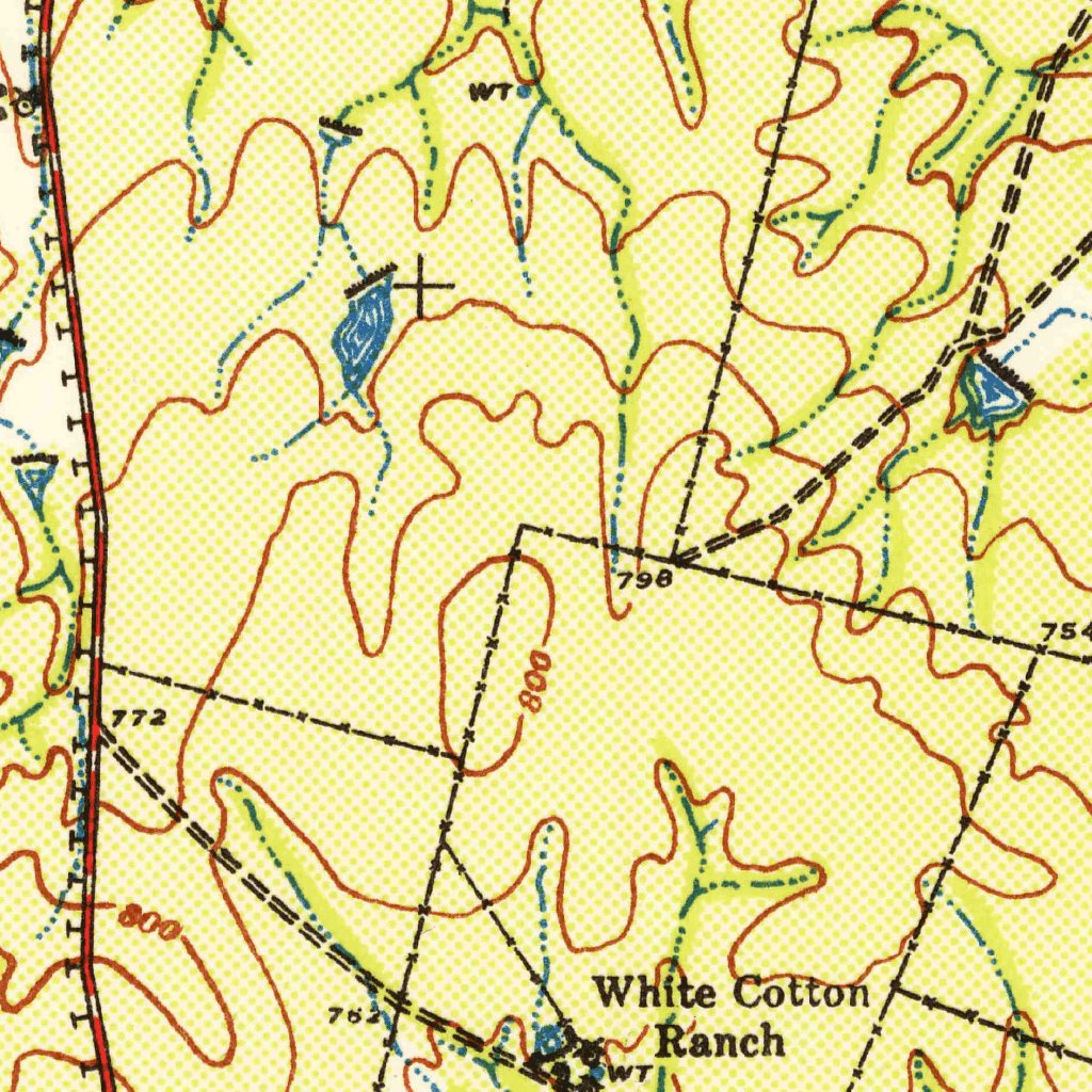 Batesville, TX (1957, 62500-Scale) Map by United States Geological ...