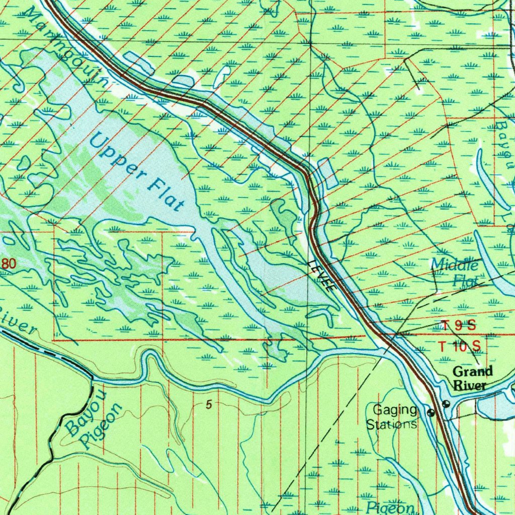Baton Rouge, LA (1984, 100000-Scale) Map by United States Geological ...