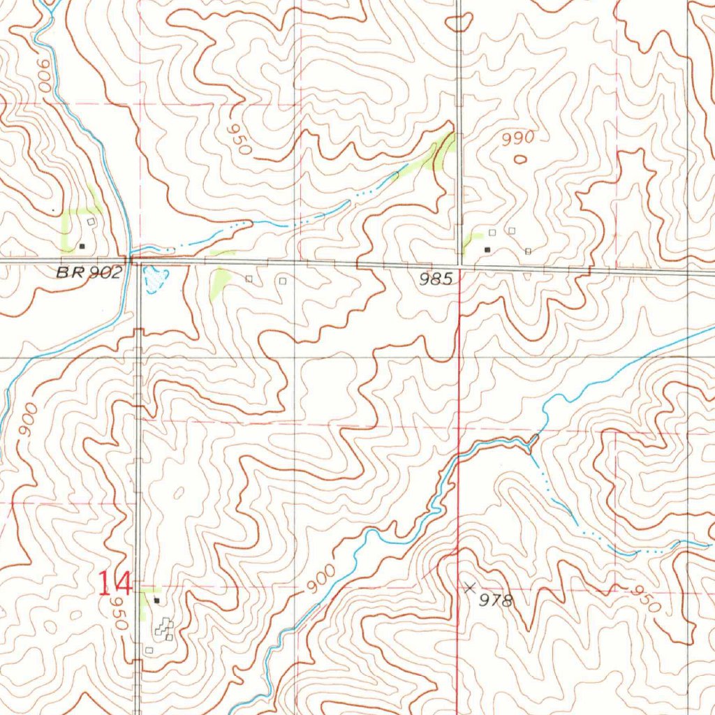 Baxter SE, IA (1975, 24000-Scale) Map by United States Geological ...
