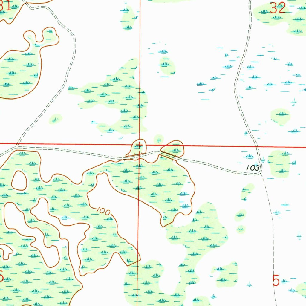 Bay Lake, FL (1984, 24000-Scale) Map by United States Geological Survey ...