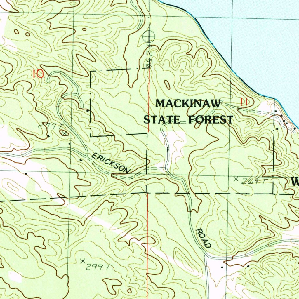 Bay Shore, MI (1983, 25000-Scale) Map by United States Geological ...