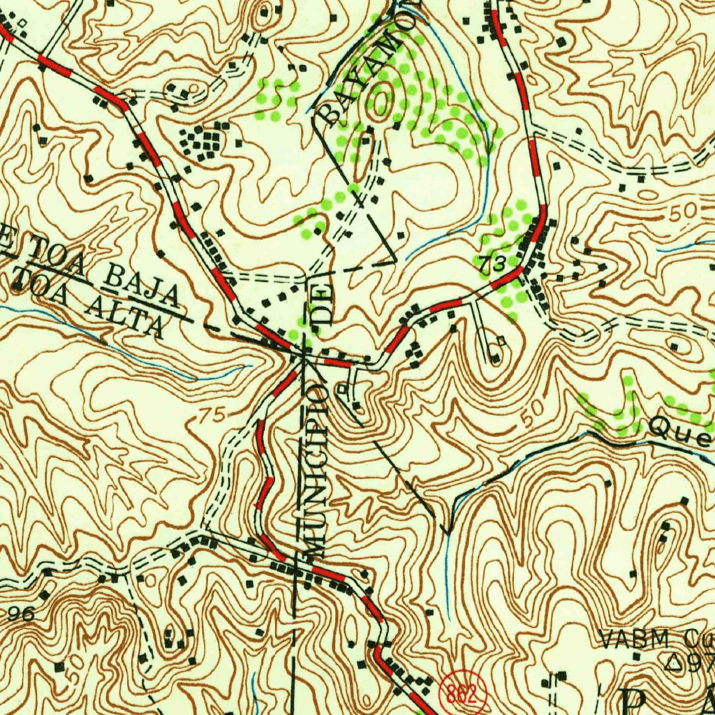 Bayamon, PR (1957, 20000-Scale) Map by United States Geological Survey ...