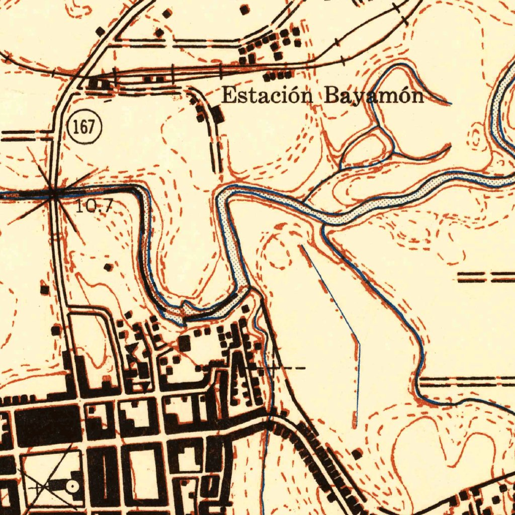 Bayamon SE, PR (1950, 10000-Scale) Map by United States Geological ...