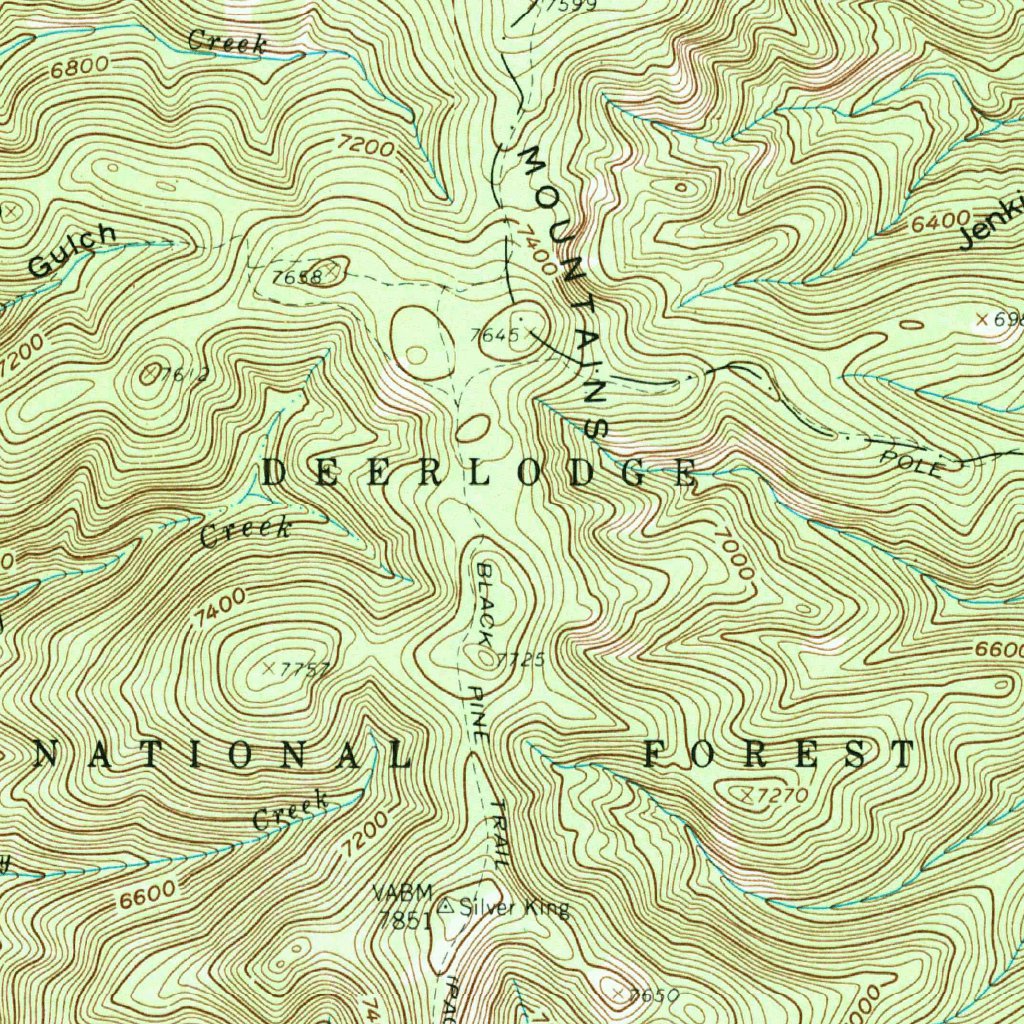 Bearmouth, MT (1959, 62500-Scale) Map by United States Geological ...