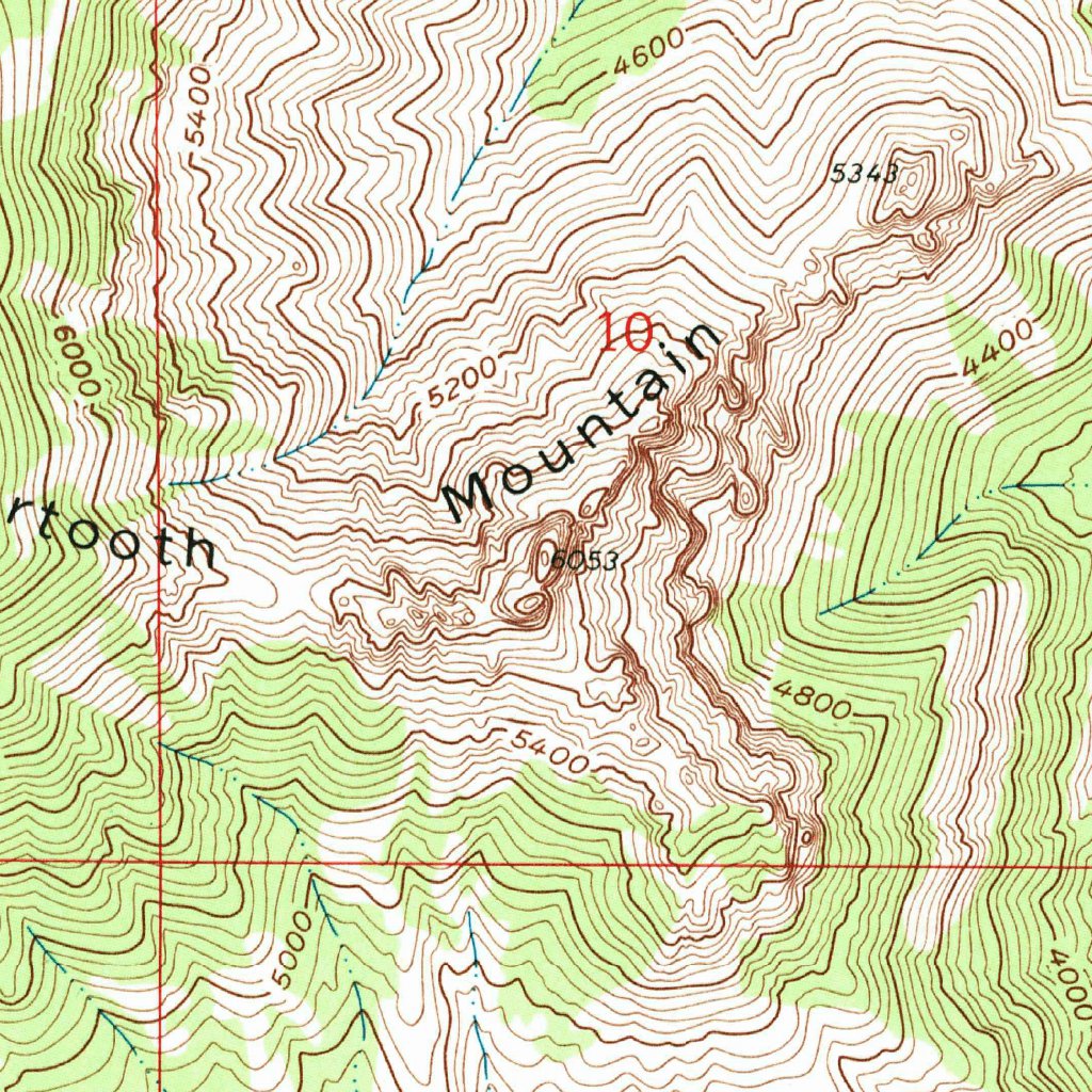 Beartooth Mountain, MT (1962, 24000-Scale) Map by United States ...