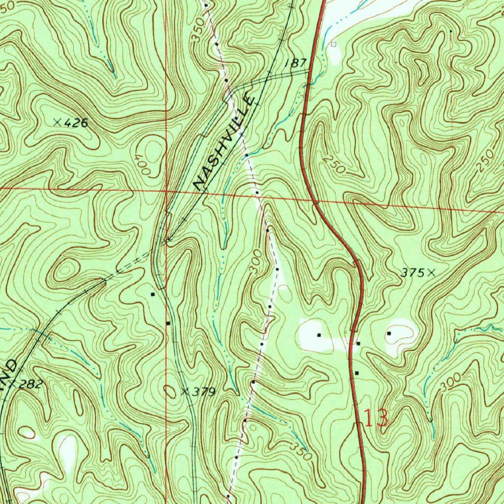 Beatrice, AL (1971, 24000-Scale) Map by United States Geological Survey ...