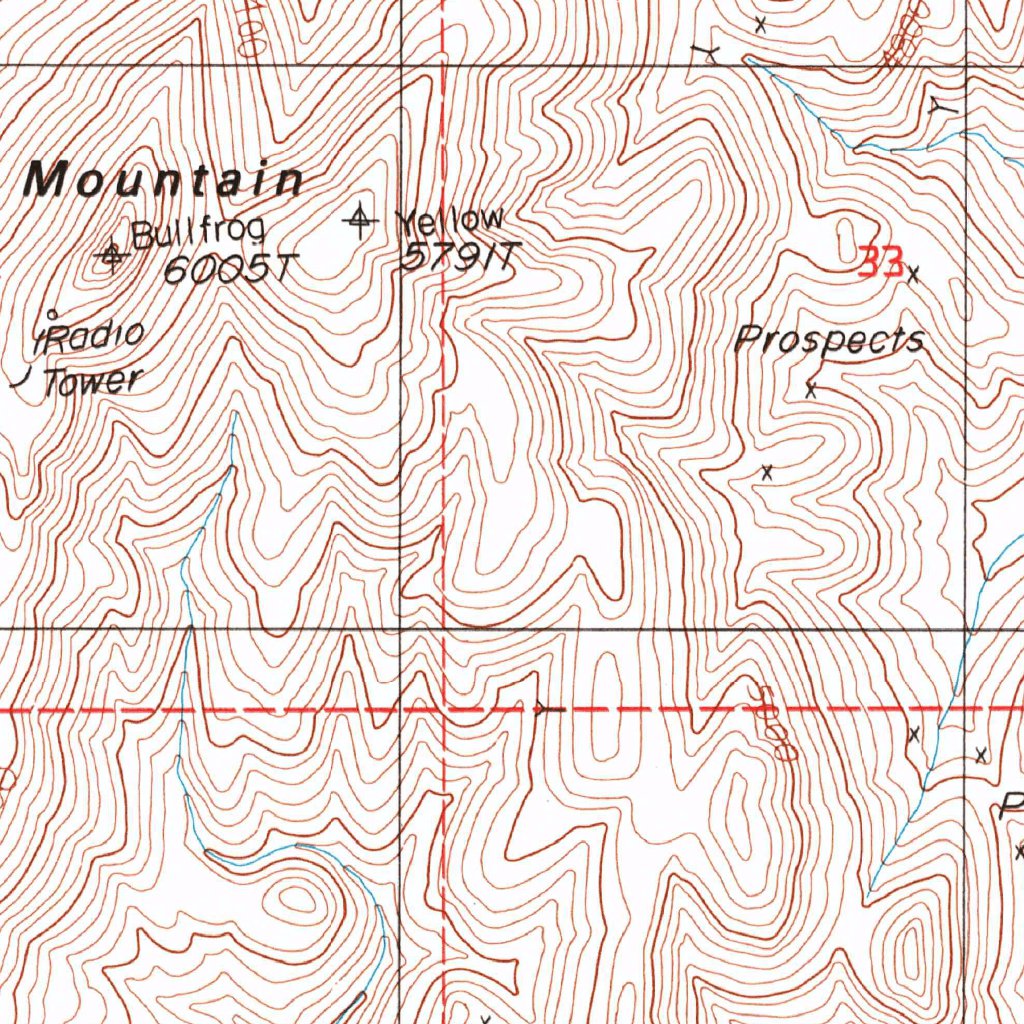 Beatty, NV (1987, 24000-Scale) Map by United States Geological Survey ...