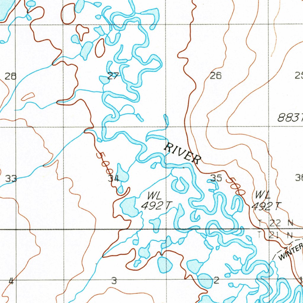 Beaver C-1, AK (1990, 63360-Scale) Map by United States Geological ...