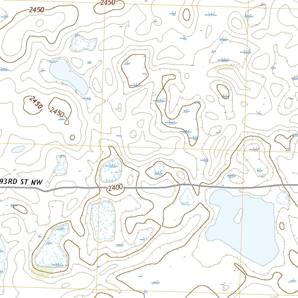 Beaver Lake, ND (2020, 24000-Scale) Map by United States Geological ...
