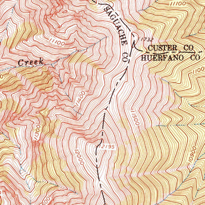 Beck Mountain, CO (1960, 24000-Scale) Map by United States Geological ...