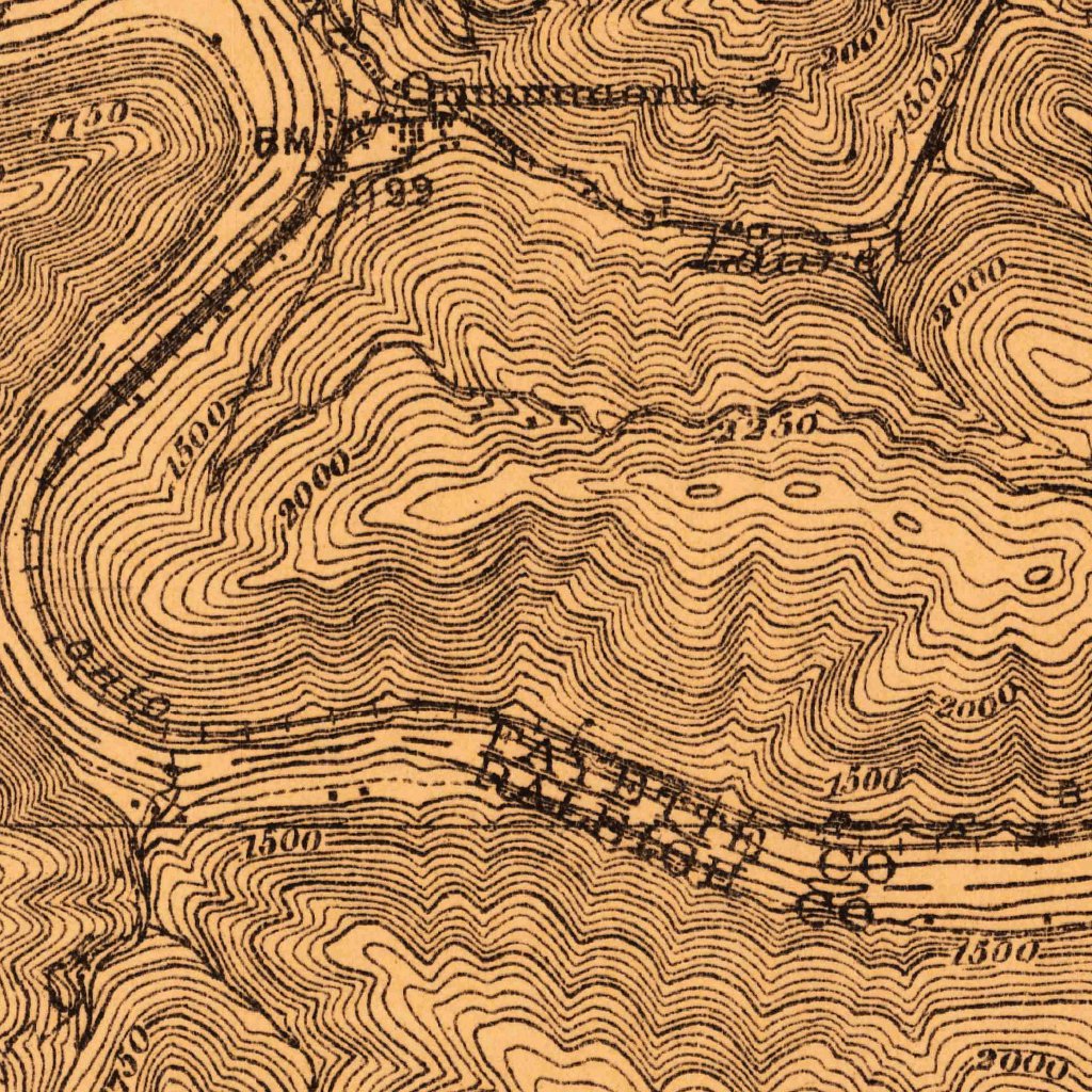 Beckley, WV (1911, 48000-Scale) Map by United States Geological Survey ...