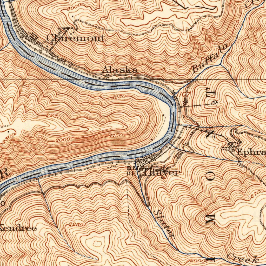 Beckley, WV (1932, 62500-Scale) Map by United States Geological Survey ...
