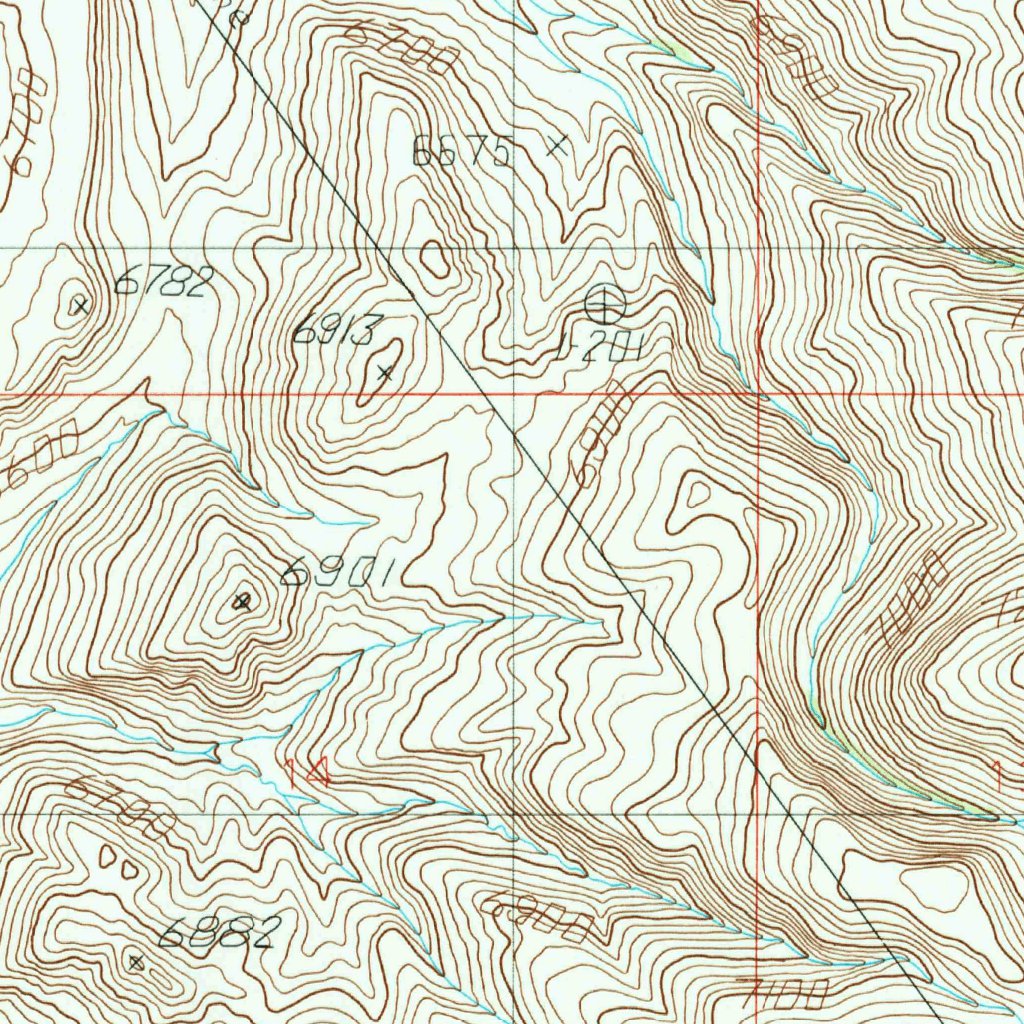 Beckwith, WY (1985, 24000-Scale) Map by United States Geological Survey ...