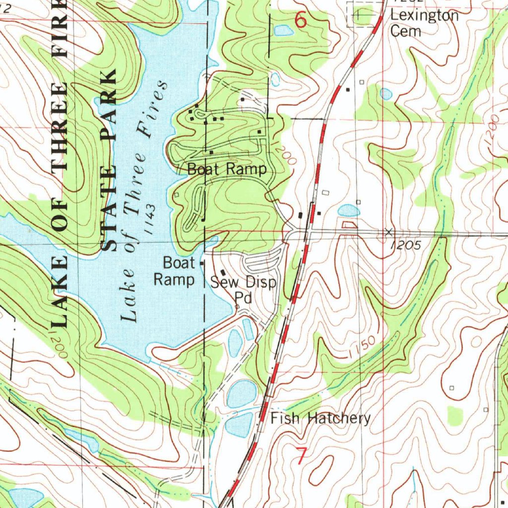 Bedford, IA (1980, 24000-Scale) Map by United States Geological Survey ...