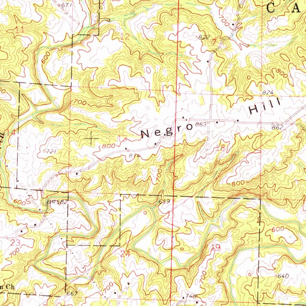 Bee Branch, AR (1961, 62500-Scale) Map by United States Geological ...