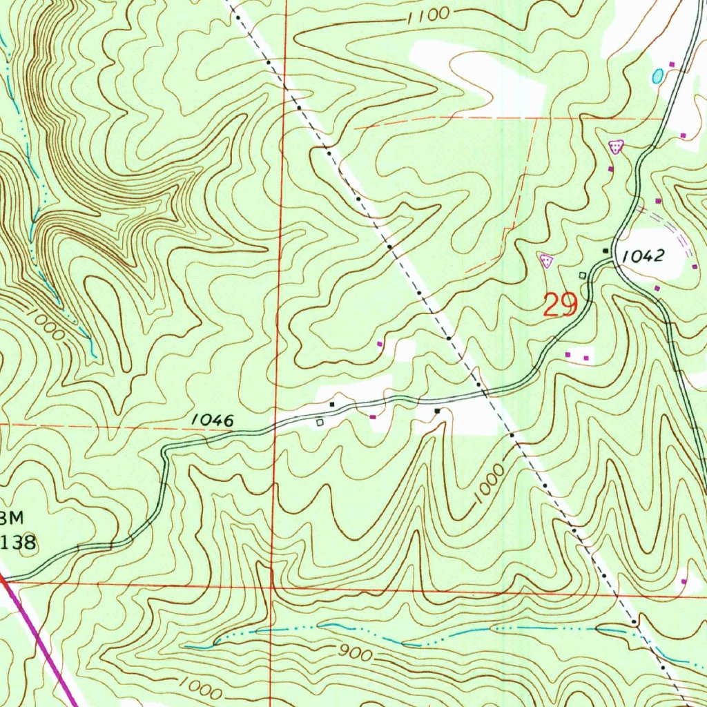 Bee Branch, AR (1991, 24000-Scale) Map by United States Geological ...