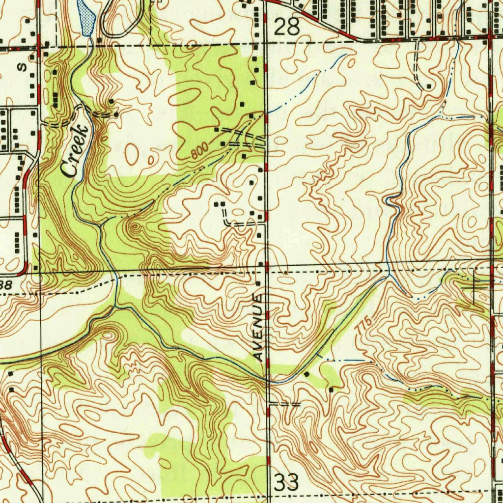 Beech Grove, IN (1948, 24000-Scale) Map by United States Geological ...