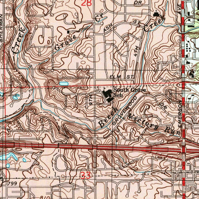 Beech Grove, IN (1998, 24000-Scale) Map by United States Geological ...