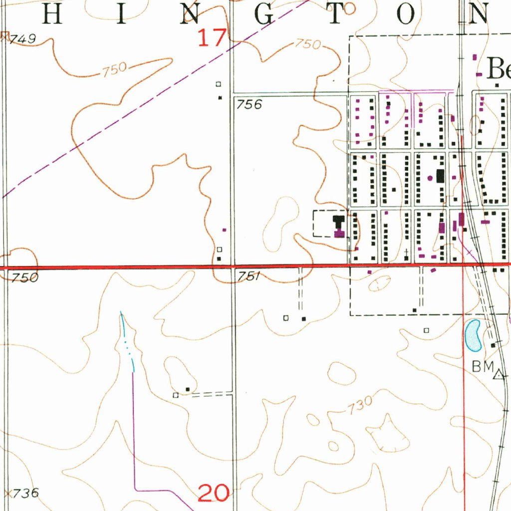 Beecher West, IL (1953, 24000-Scale) Map by United States Geological ...