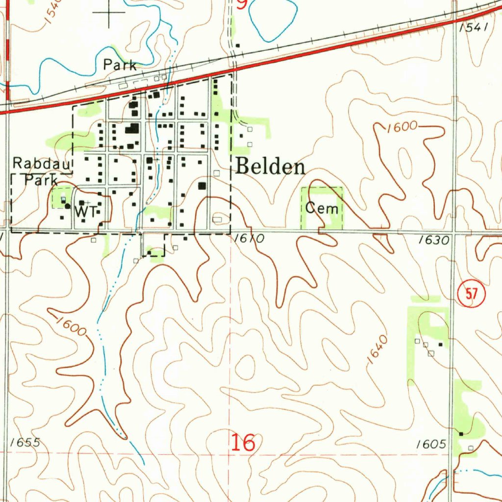 Belden, NE (1971, 24000-Scale) Map by United States Geological Survey ...