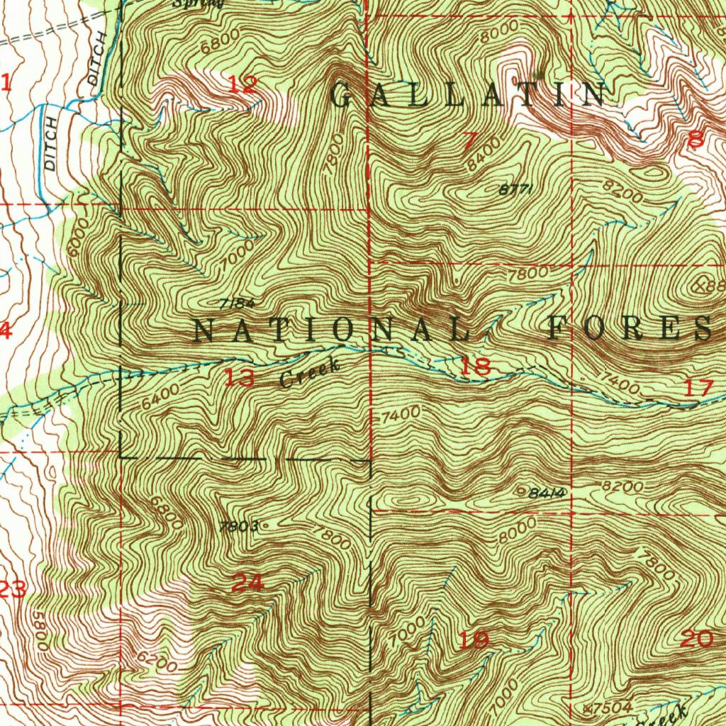 Belgrade, MT (1950, 62500-Scale) Map by United States Geological Survey ...