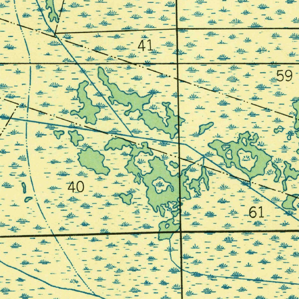 Belle Chasse, LA (1940, 31680-Scale) Map by United States Geological ...