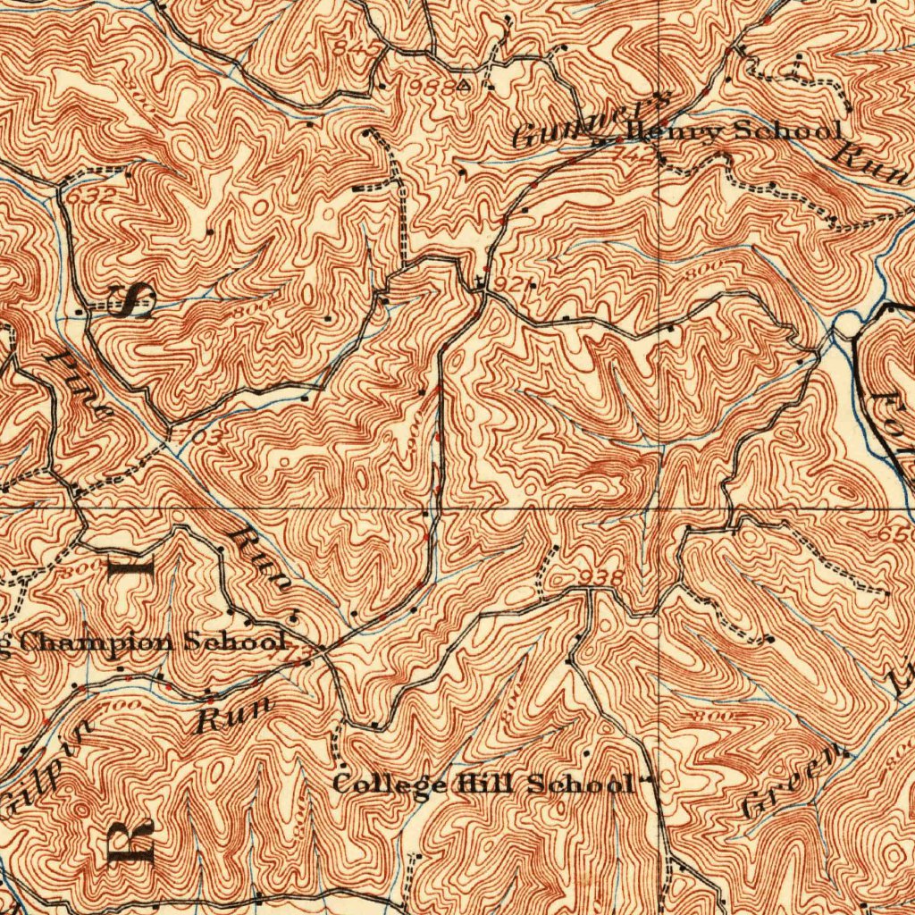 Belleville, WV-OH (1926, 62500-Scale) Map by United States Geological ...