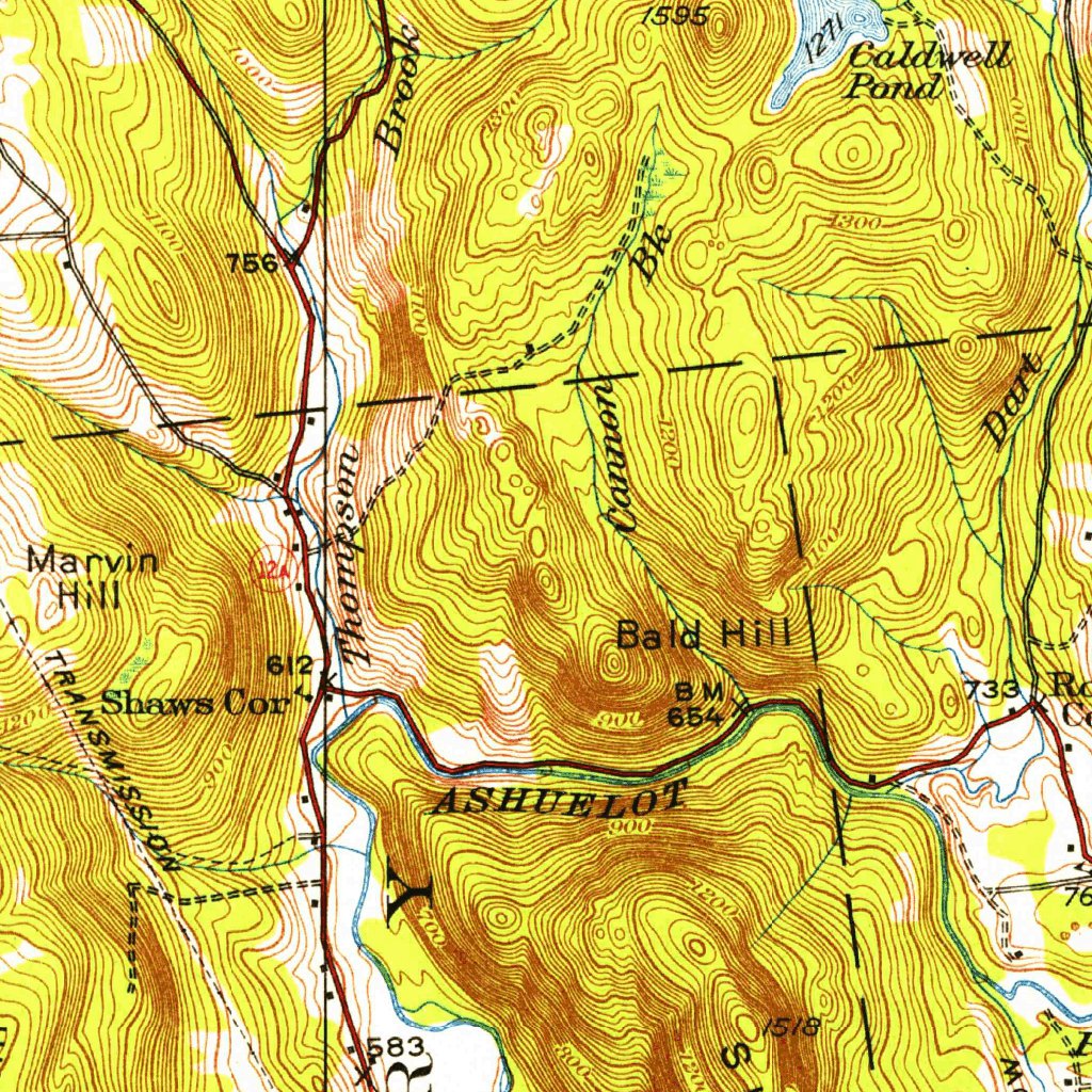 Bellows Falls, NH-VT (1927, 62500-Scale) Map by United States ...
