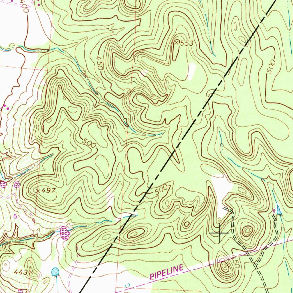 Belmont, TX (1964, 24000-Scale) Map by United States Geological Survey ...