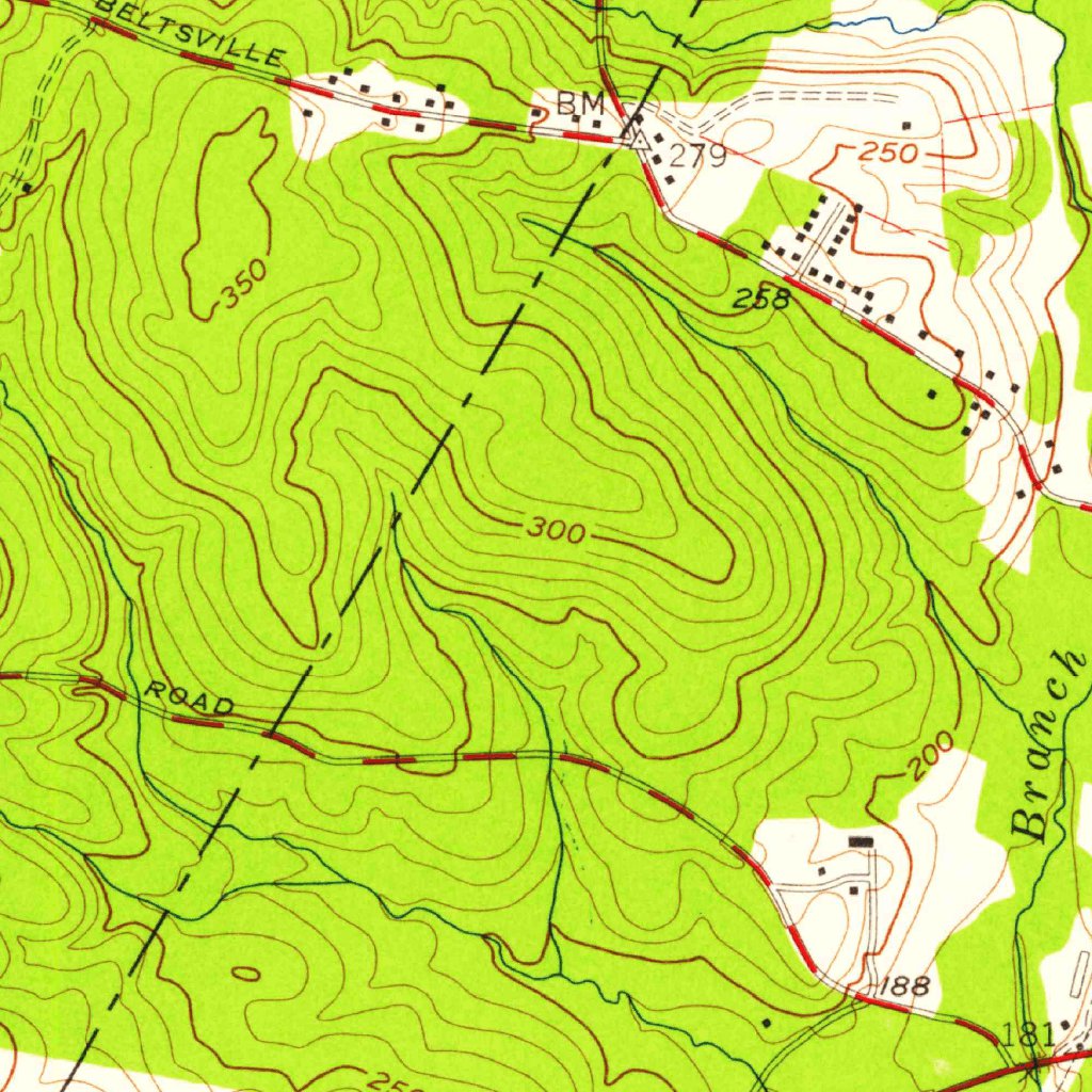 Beltsville, MD (1956, 24000-Scale) Map by United States Geological ...