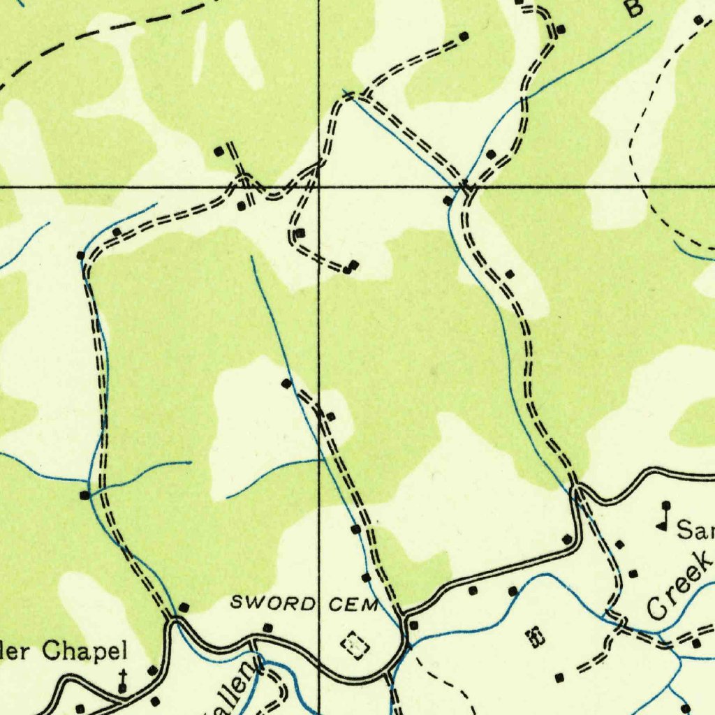 Ben Hur, VA (1935, 24000-Scale) Map by United States Geological Survey ...