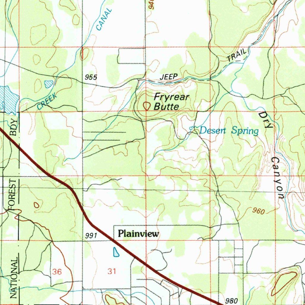 Bend, OR (1980, 100000-Scale) Map by United States Geological Survey ...
