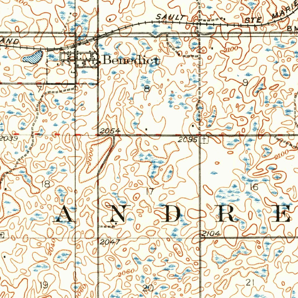 Benedict, ND (1929, 62500-Scale) Map by United States Geological Survey ...