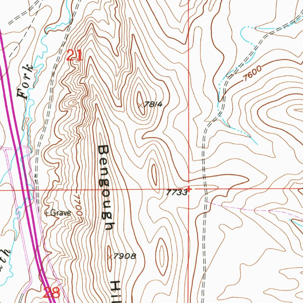 Bengough Hill, WY (1958, 24000-Scale) Map by United States Geological ...