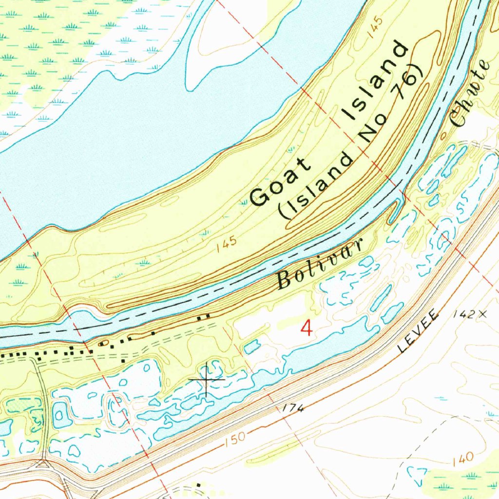 Benoit, MS-AR (1972, 24000-Scale) Map by United States Geological ...