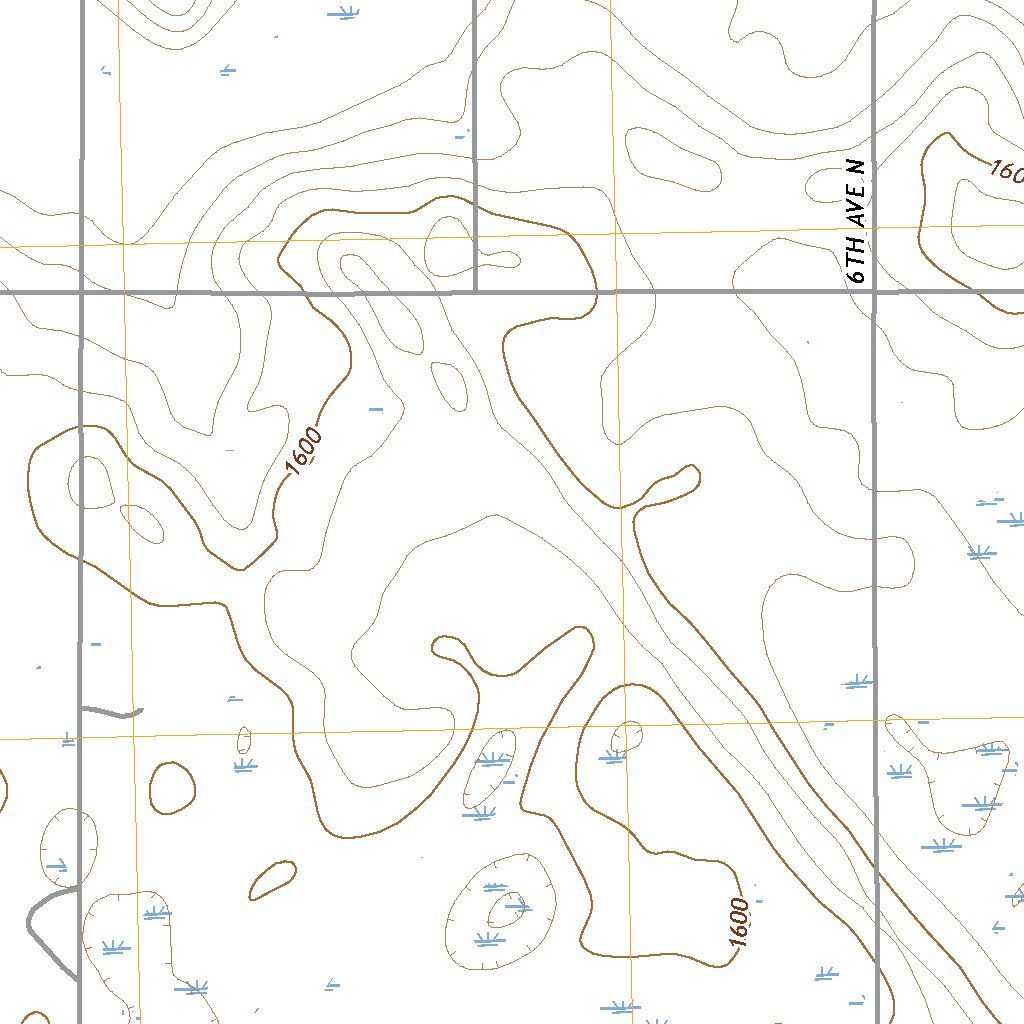 Bergen, ND (2020, 24000-Scale) Map by United States Geological Survey ...