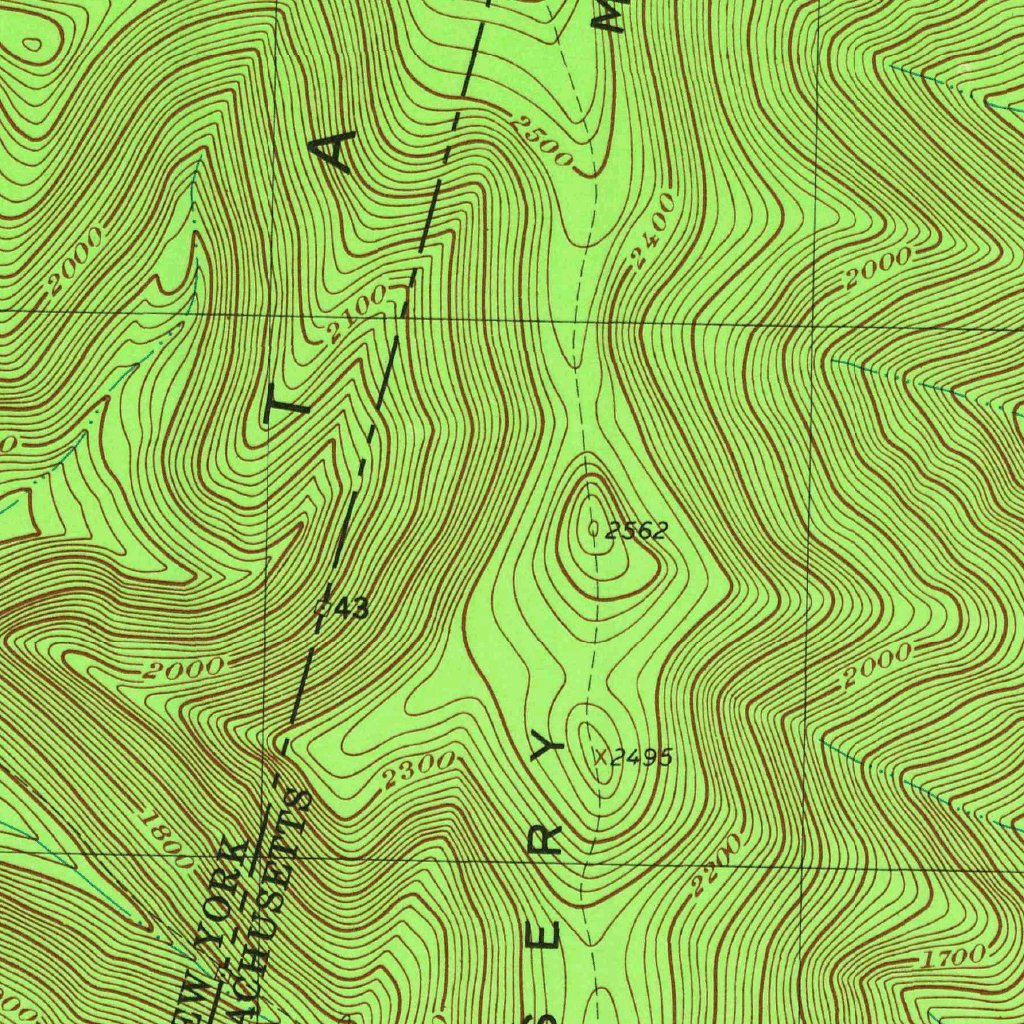 Berlin, NY-MA-VT (1973, 25000-Scale) Map by United States Geological ...