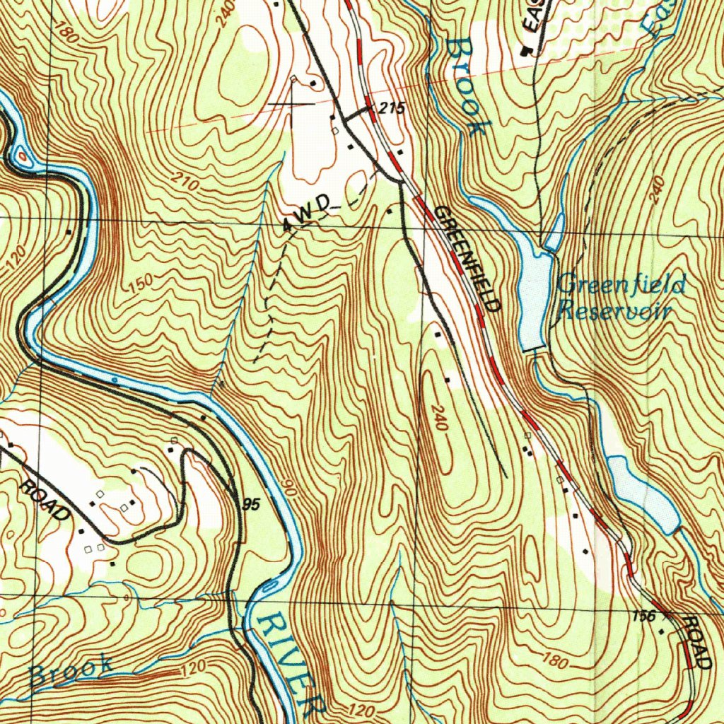 Bernardston, MA-VT (1990, 25000-Scale) Map by United States Geological ...