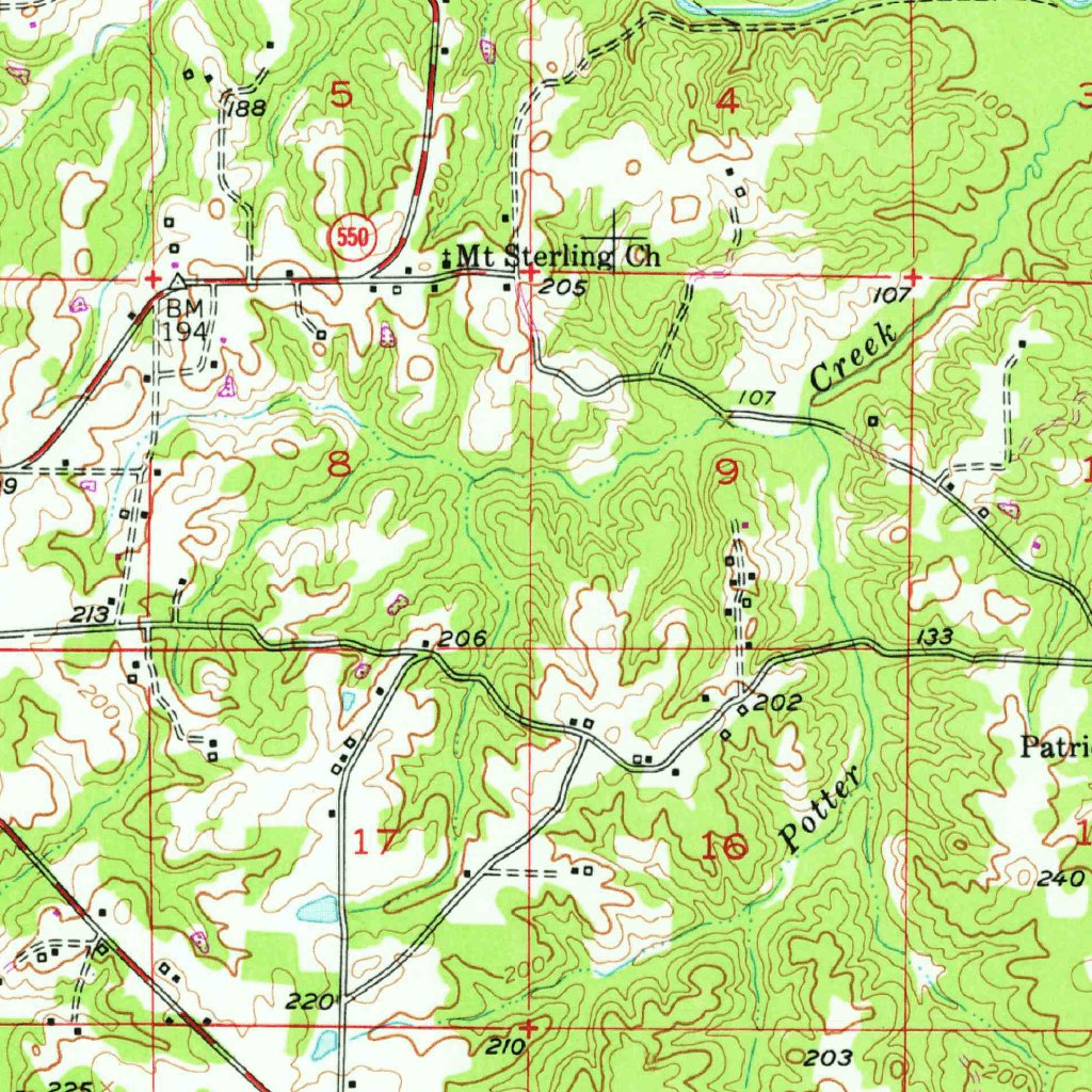 Bernice, LA (1951, 62500-Scale) Map by United States Geological Survey ...