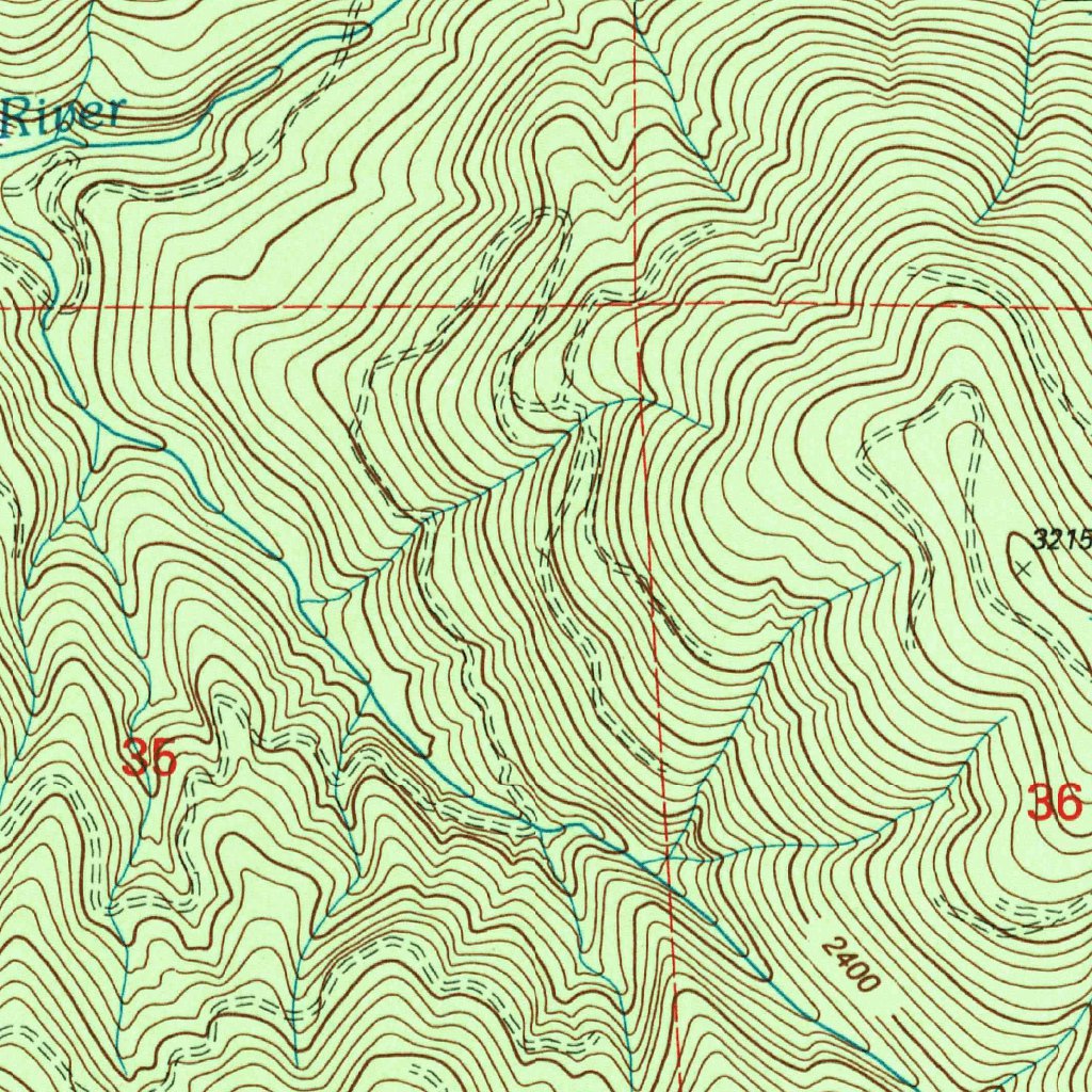 Bernier Creek, WA (2000, 24000-Scale) Map by United States Geological ...