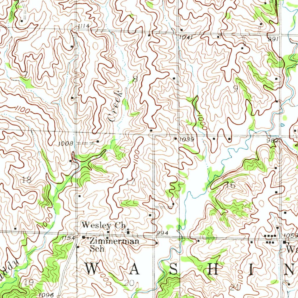 Bethany, MO (1948, 62500-Scale) Map by United States Geological Survey ...