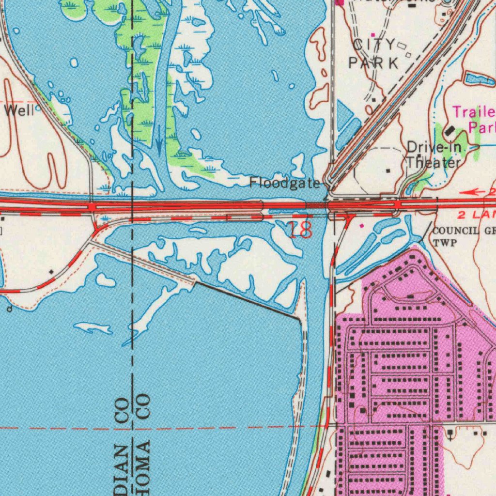 Bethany, OK (1966, 24000-Scale) Map by United States Geological Survey ...