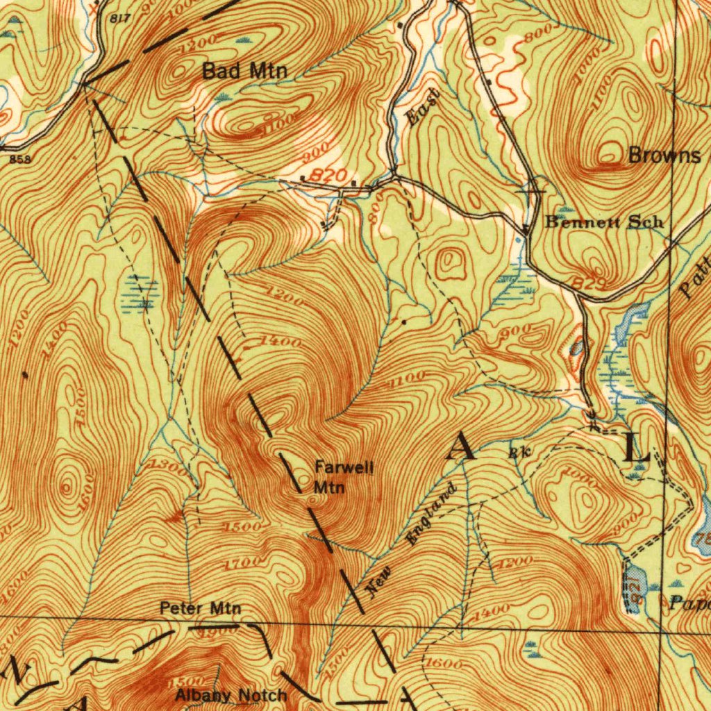 Bethel, ME (1941, 62500-Scale) Map by United States Geological Survey ...