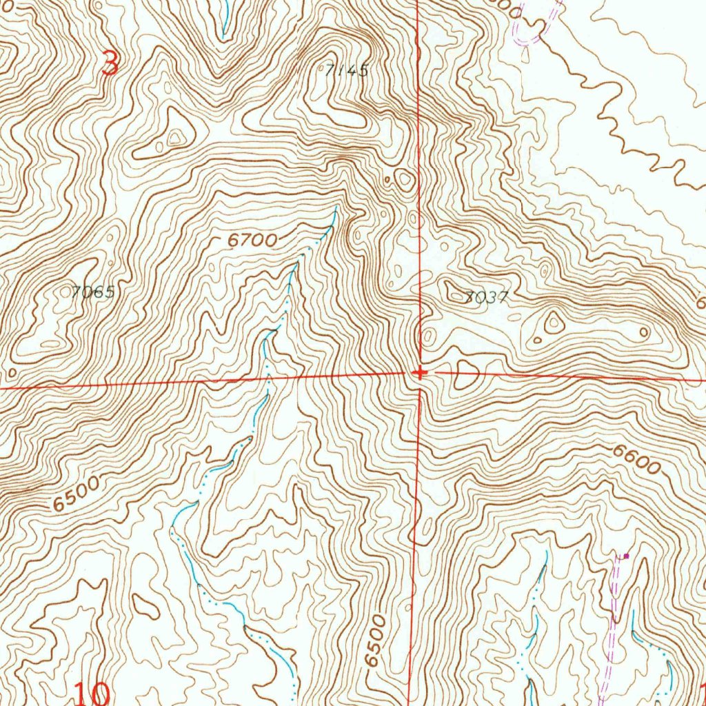Beulah Belle Lake, WY (1959, 24000-Scale) Map by United States ...