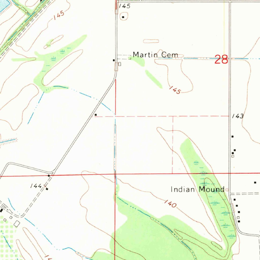 Beulah, MS-AR (1969, 24000-Scale) Map by United States Geological ...